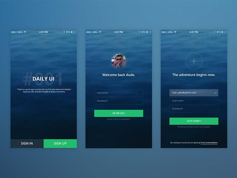 Collect UI - Daily inspiration collected from daily ui archive and ...